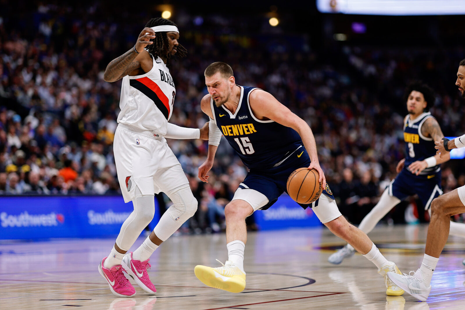 Nuggets win their second straight overtime game, defeating the Trail ...