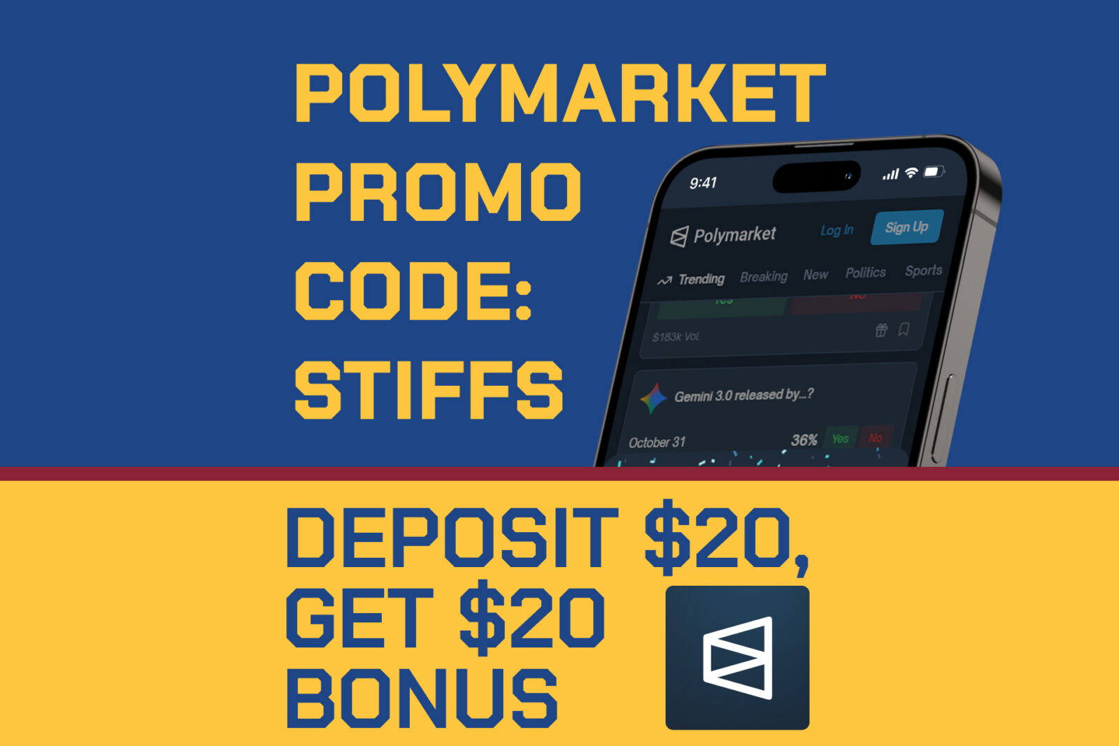 Polymarket Promo Code STIFFS: Get $20 Bonus for NBA Playoffs This ...